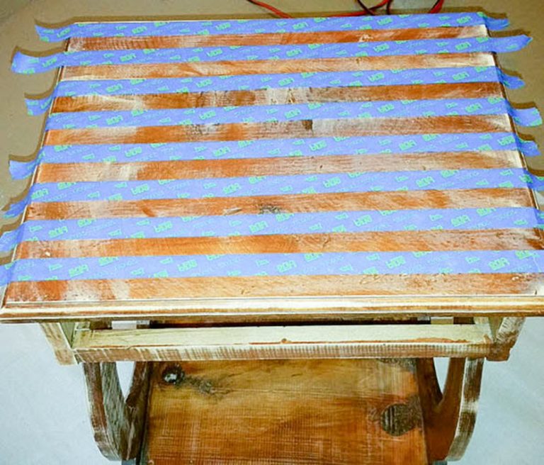 How To Transform A Battered End Table Into A Decorative Plant Stand