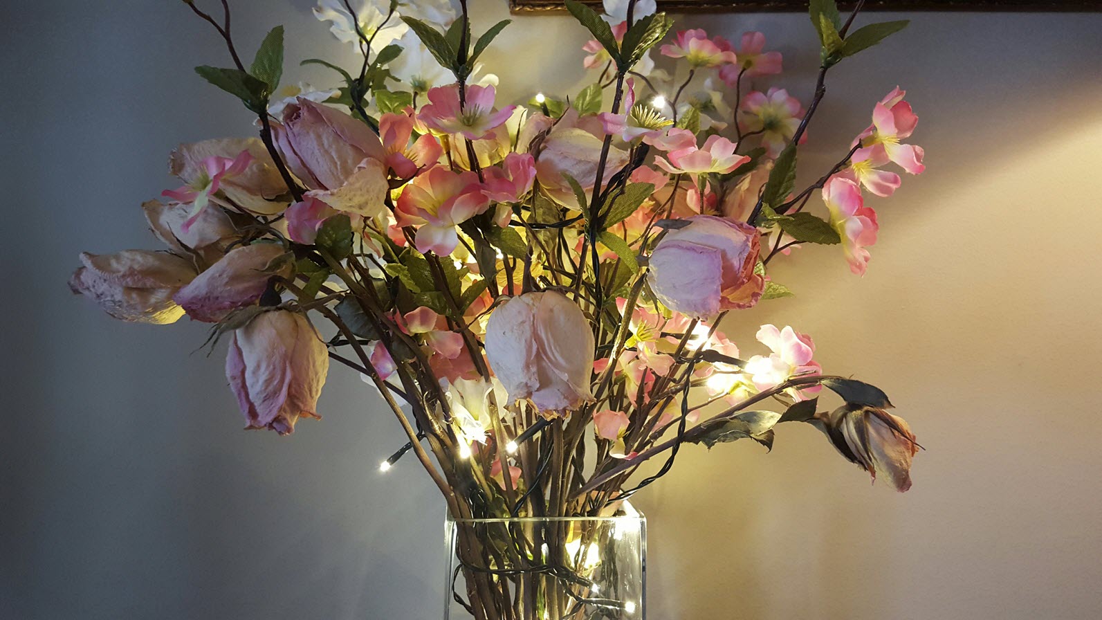 Create An Elegant Lighted Floral Centerpiece