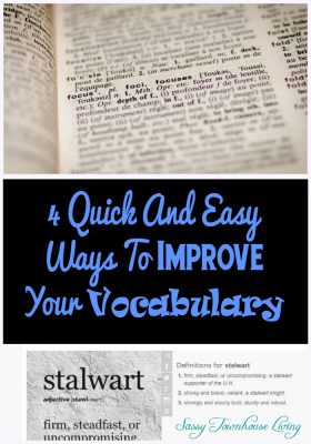 4 Quick And Easy Ways To Improve Your Vocabulary