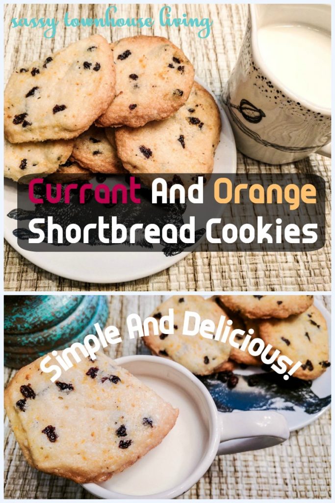 Currant And Orange Shortbread Cookies - Simple And Delicious!
