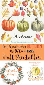 Get Ready For Autumn With Two Free Fall Printables!