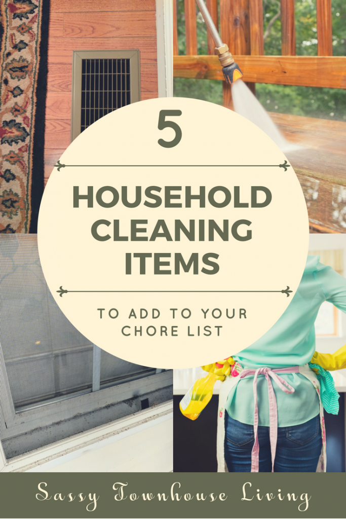 5 Household Cleaning Items To Add To Your Chore List