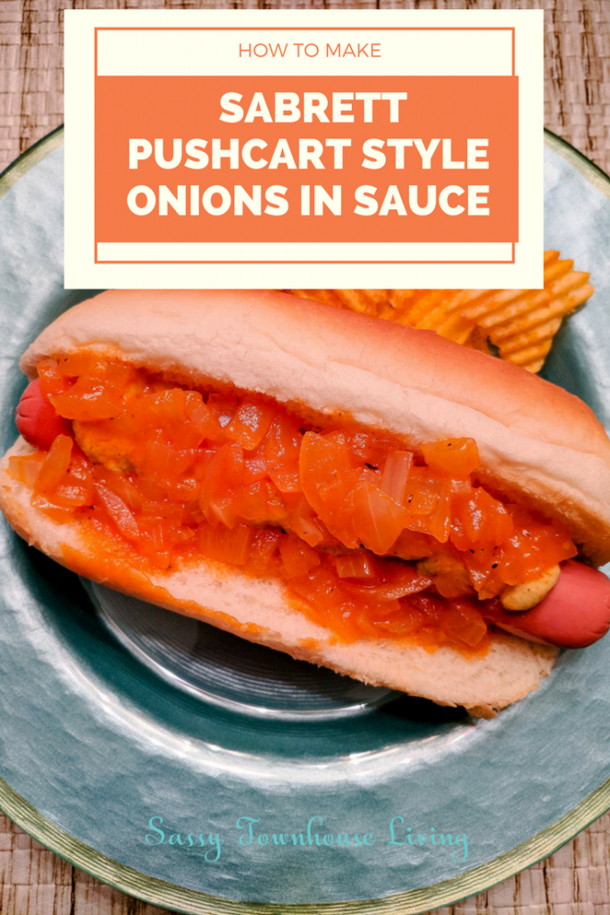 How To Make Copycat Sabrett Pushcart Style Onions In Sauce