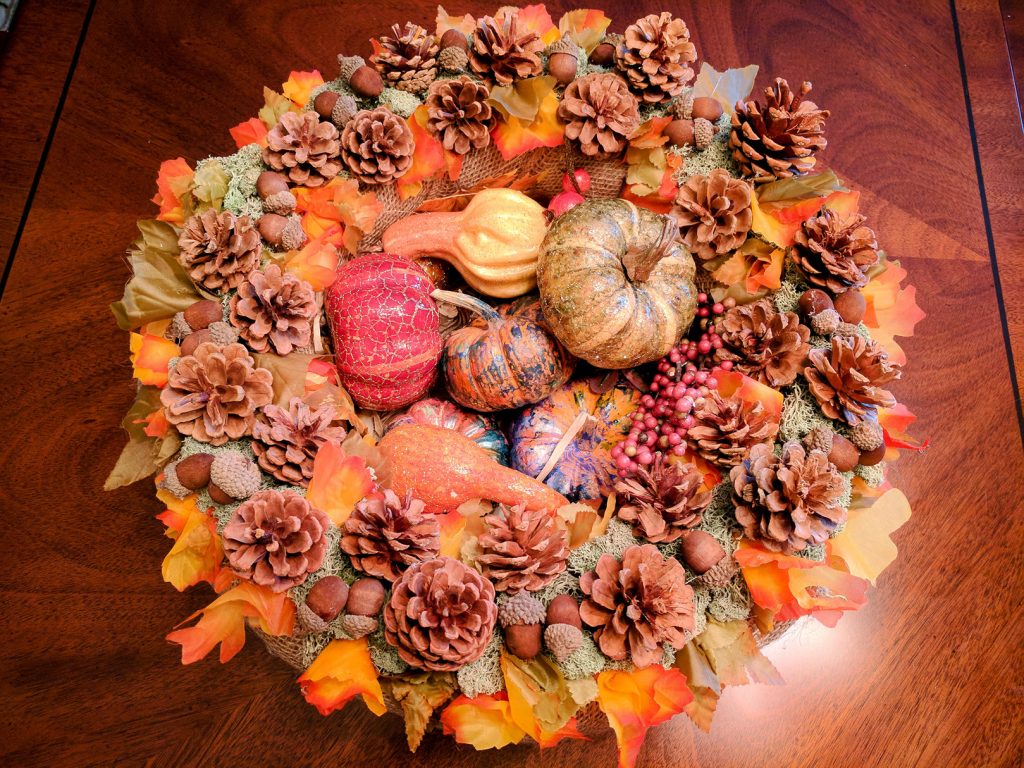 How To Make A Beautiful Fall Wreath Or Centerpiece