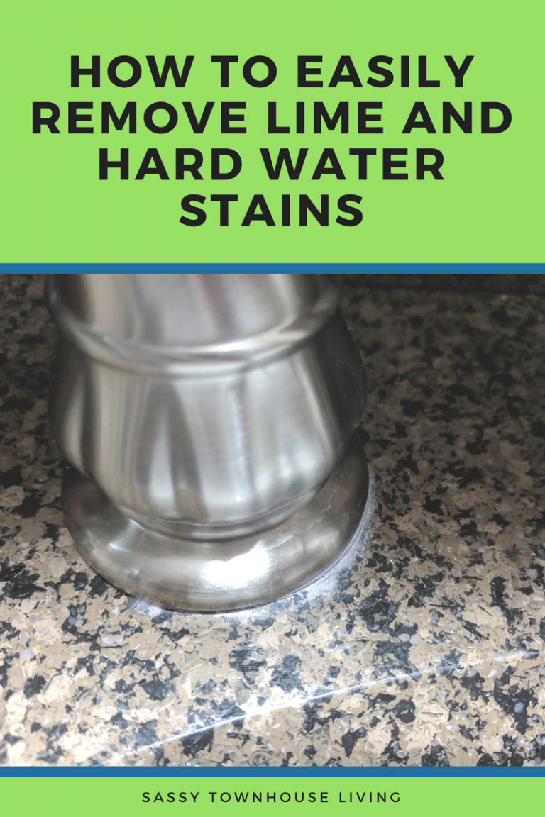 How To Easily Remove Lime and Hard Water Stains