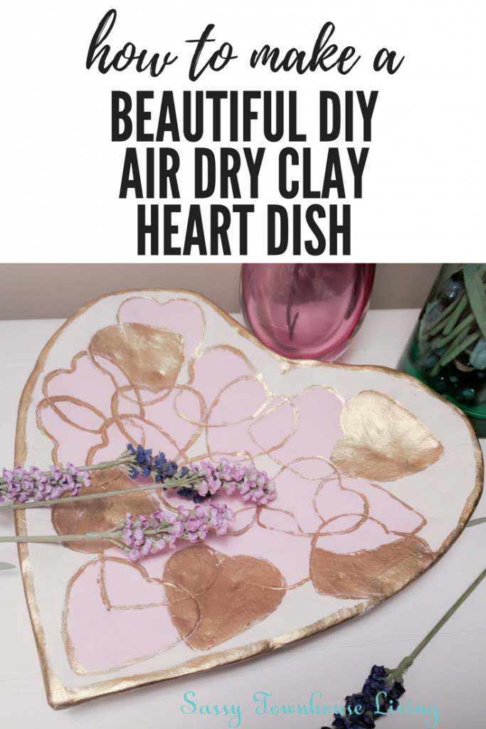 How To Make A Beautiful DIY Air Dry Clay Heart Dish