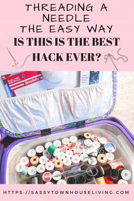 Threading A Needle The Easy Way - This Is The Best Hack Ever!