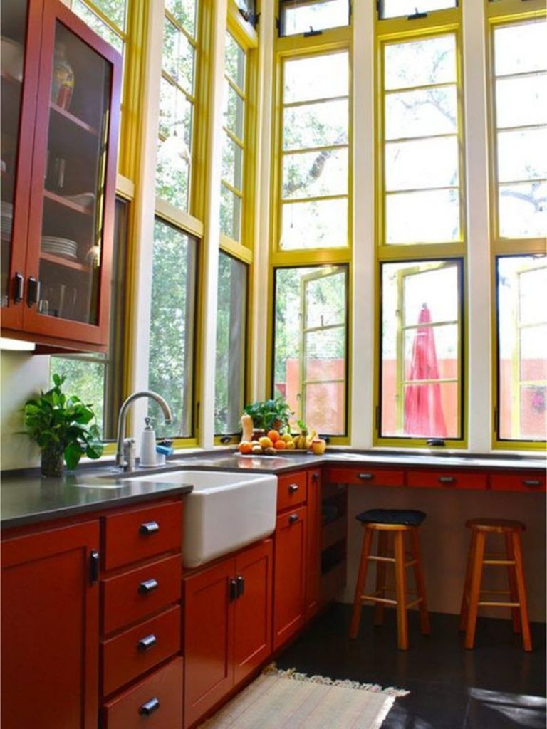 Wow Your Window Frames With A Stunning Pop Of Color