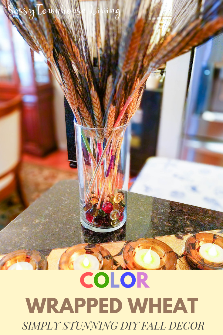 Color Wrapped Wheat - Simply Stunning DIY Fall Decor – Crafts