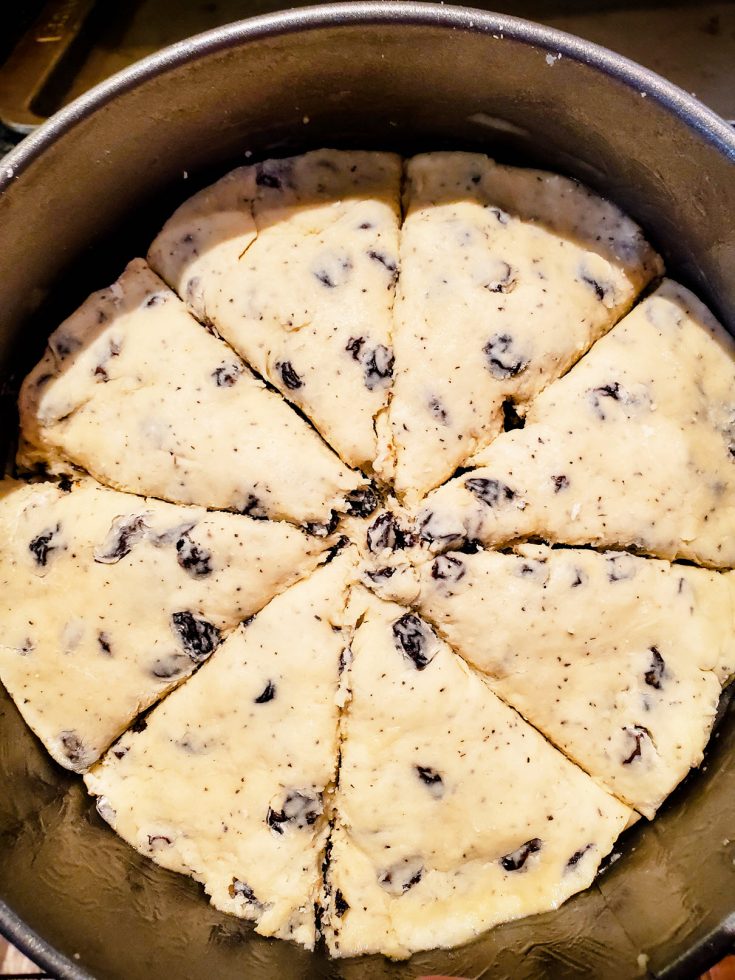 Earl Grey Raisin Scones with Vanilla Glaze - Delicious Comfort Food!