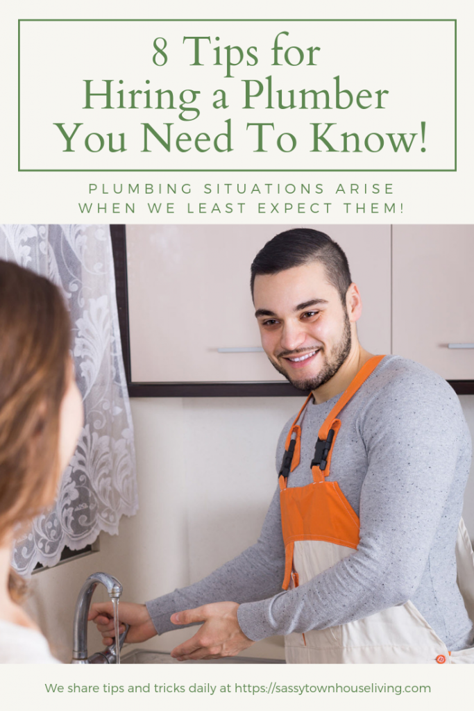 8 Tips for Hiring a Plumber You Need To Know – Sassy Townhouse Living