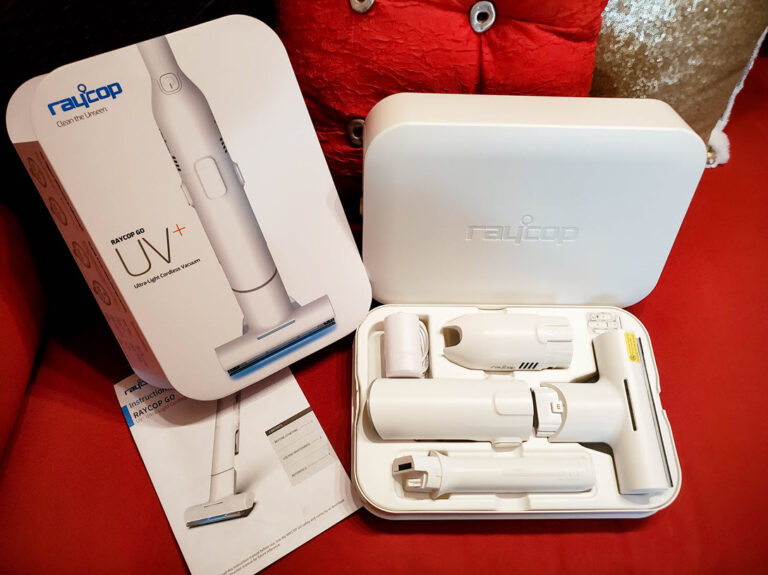 Sanitize And Clean With Raycop Go Portable UVC Vacuum