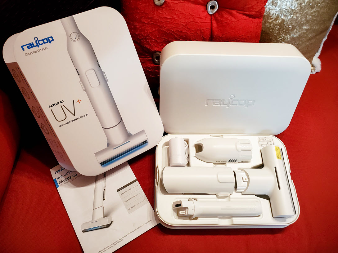 Sanitize And Clean With Raycop Go Portable UVC Vacuum