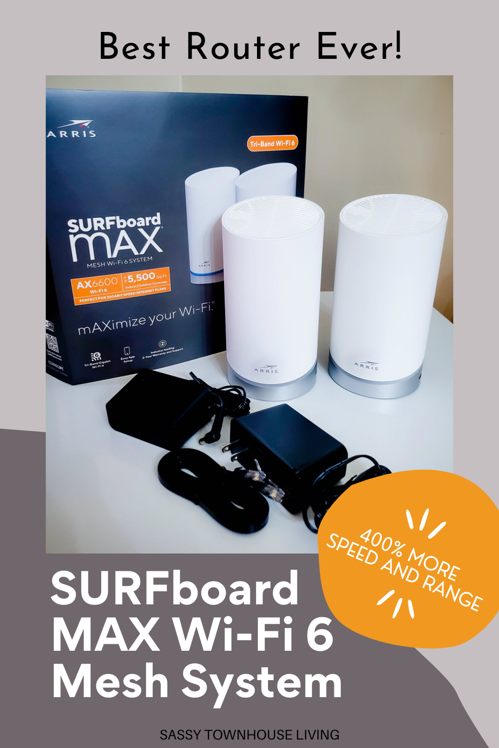 Best Router Ever! SURFboard mAX Wi-Fi 6 Mesh Router System – Tech