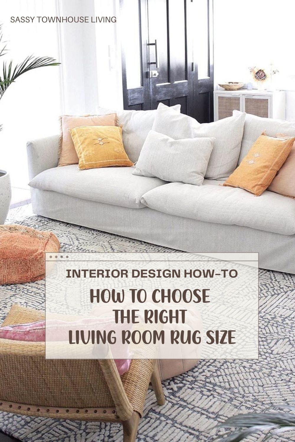 How To Choose The Right Living Room Rug Size – Home & Garden