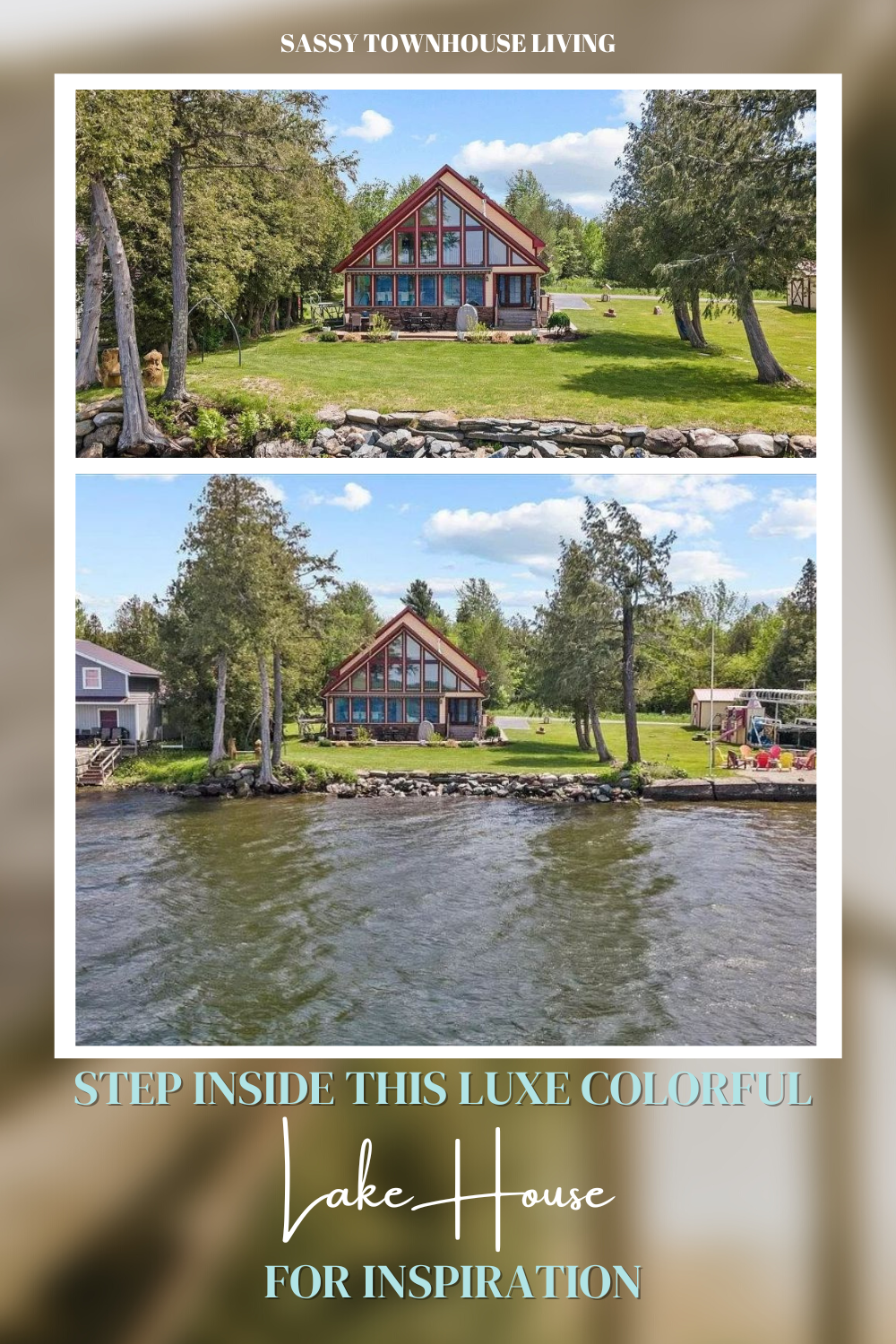 Step Inside This Luxe Colorful Lake House For Inspiration