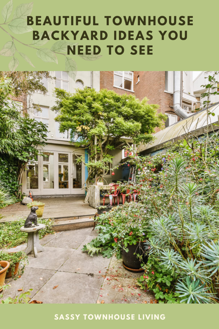 Beautiful Townhouse Backyard Ideas You Need To See