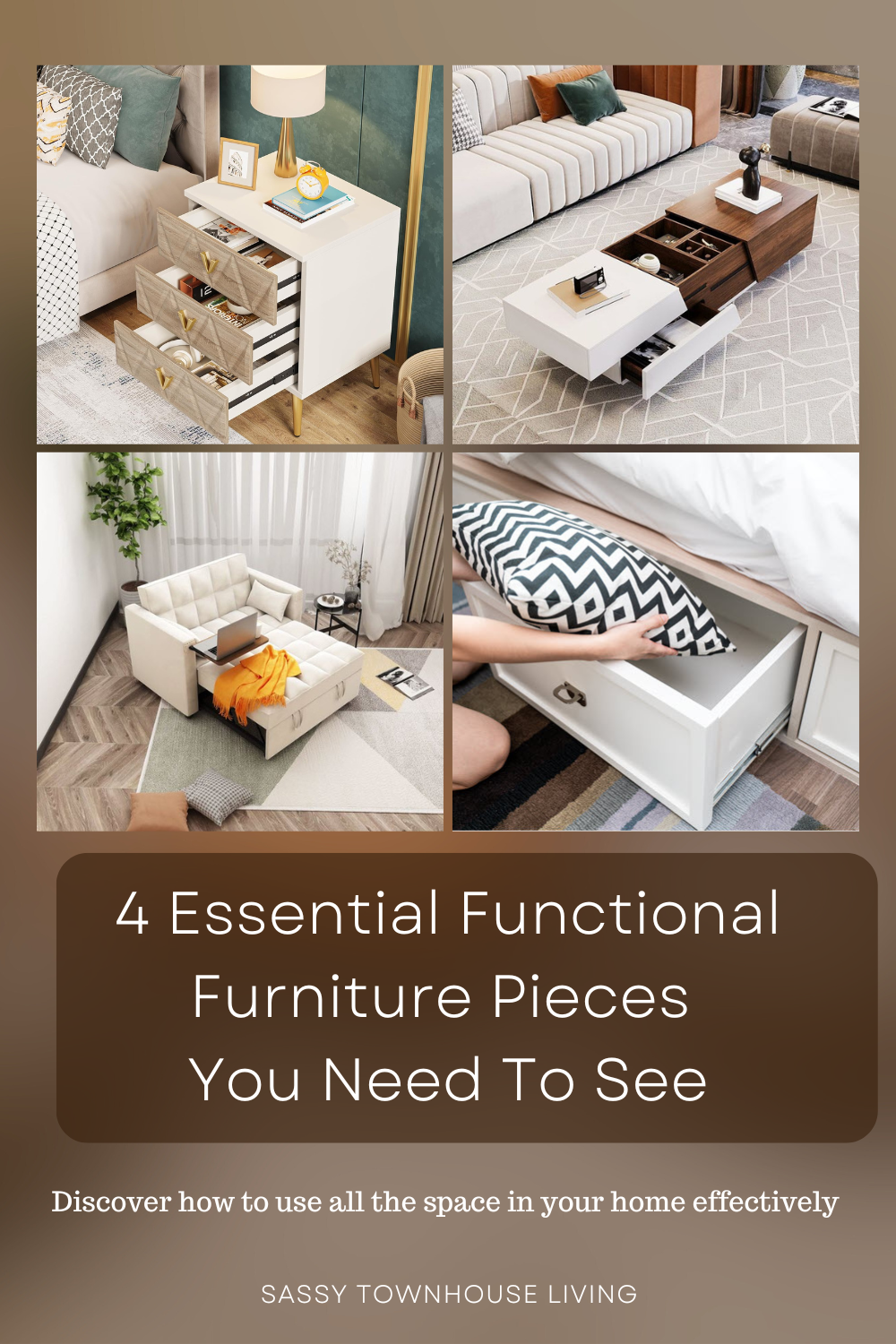 4 Essential Functional Furniture Pieces You Need To See