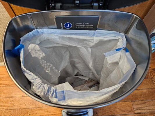 Best Way To Stop Garbage Bags Slipping Into Kitchen Pail