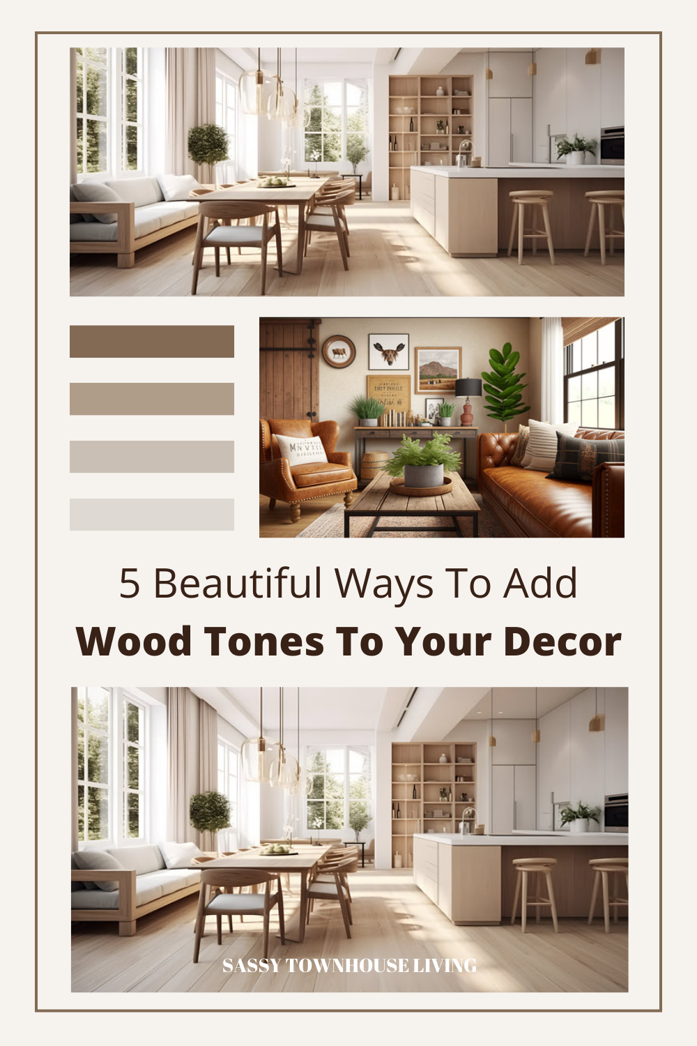 5 Beautiful Ways To Add Wood Tones To Your Decor