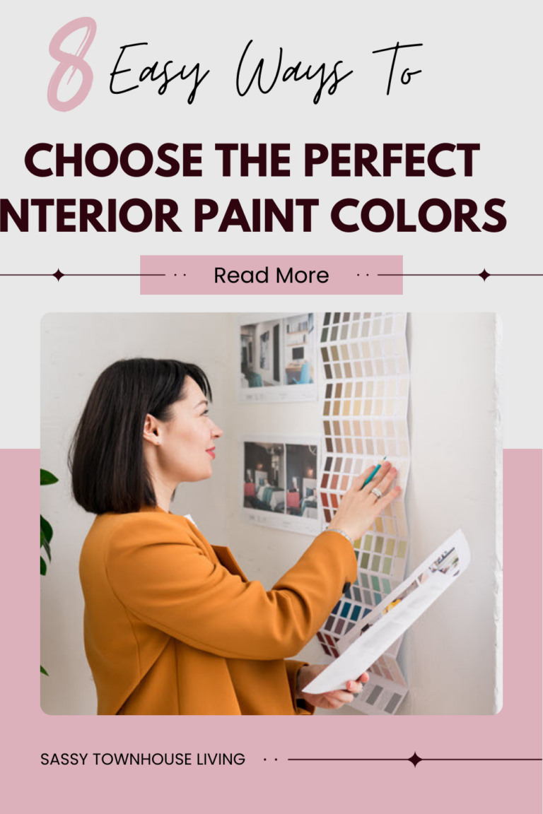 8 Easy Ways To Choose The Perfect Interior Paint Colors